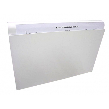 Ramka na kartę gorączkową KG-3 z ochroną danych osobowych